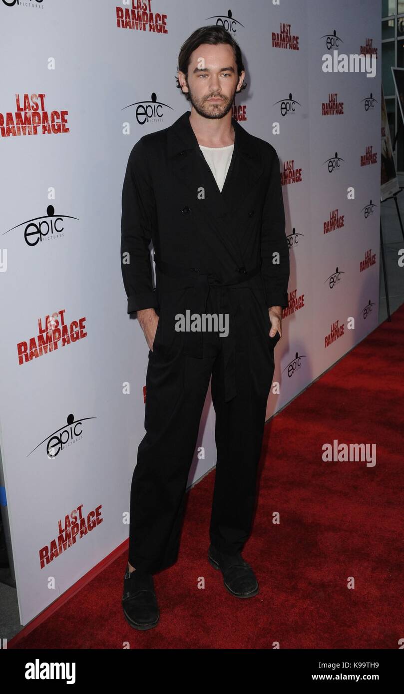 Los Angeles, CA, USA. 21st Sep, 2017. Casey Thomas at arrivals for LAST ...