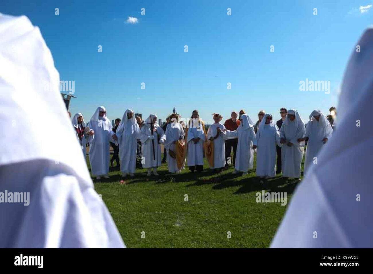 London, UK. 22nd Sep, 2017. The Druid Order celebrates the Autumn ...