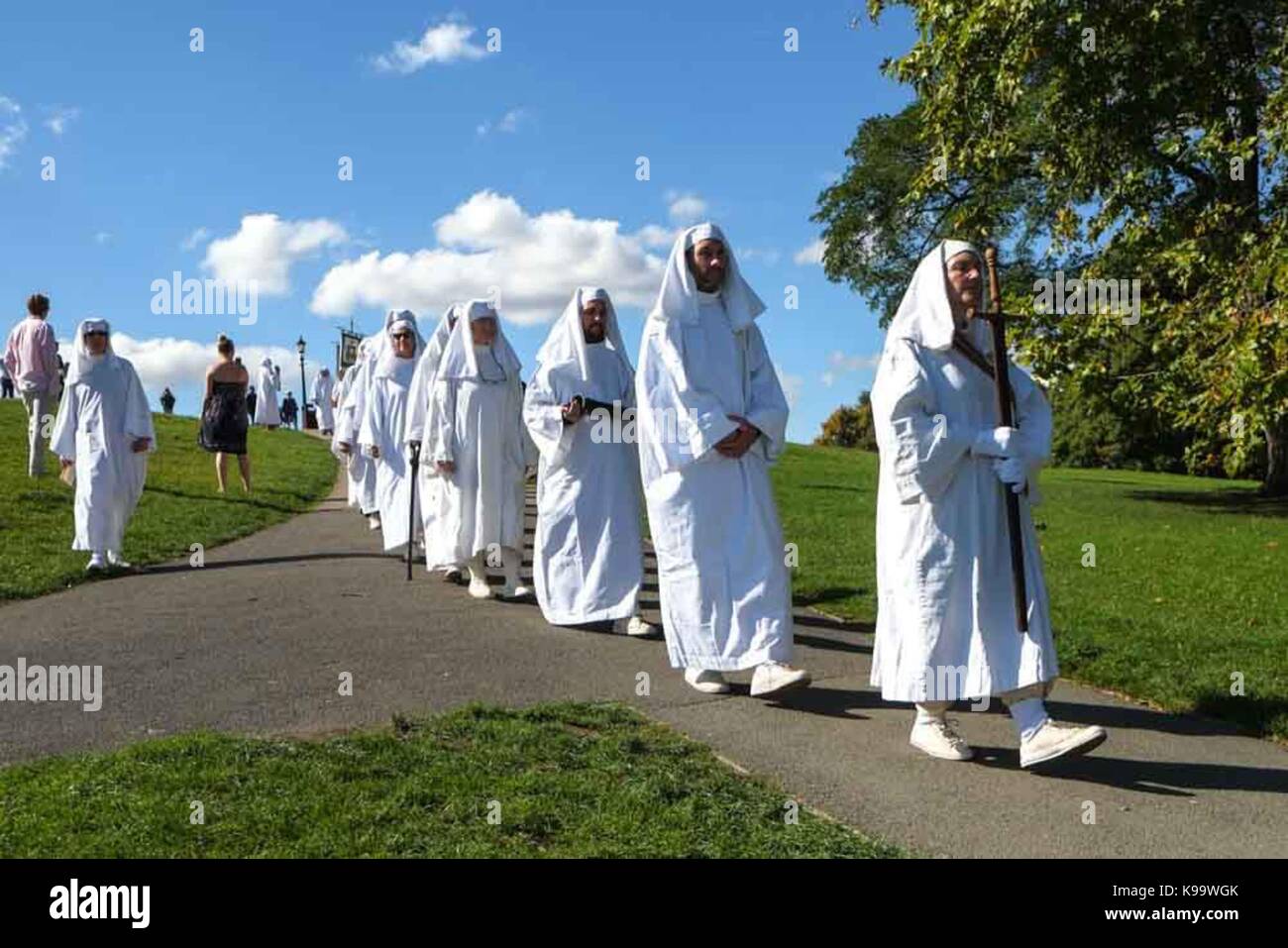 London, UK. 22nd Sep, 2017. The Druid Order celebrates the Autumn ...