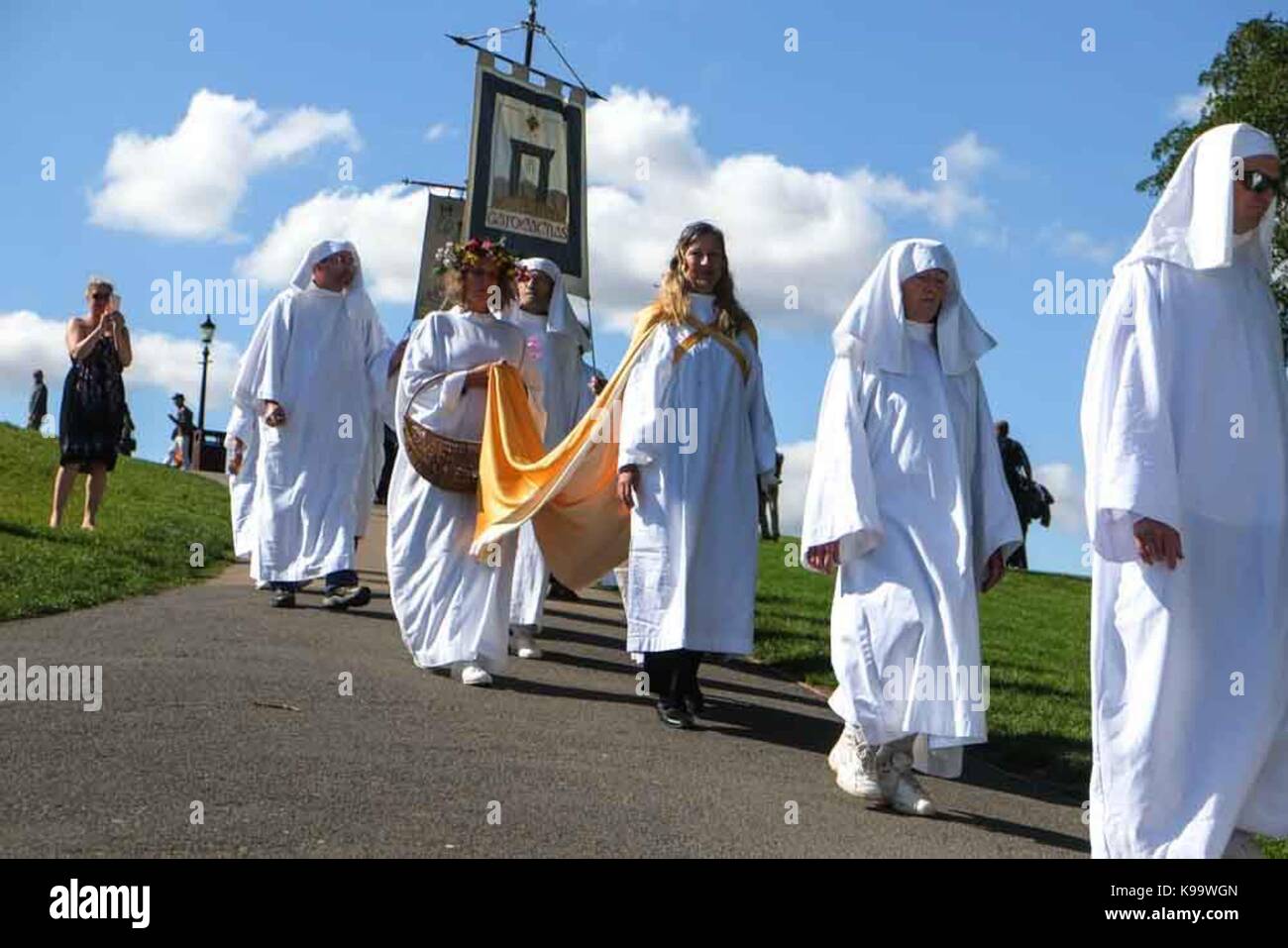 London, UK. 22nd Sep, 2017. The Druid Order celebrates the Autumn ...
