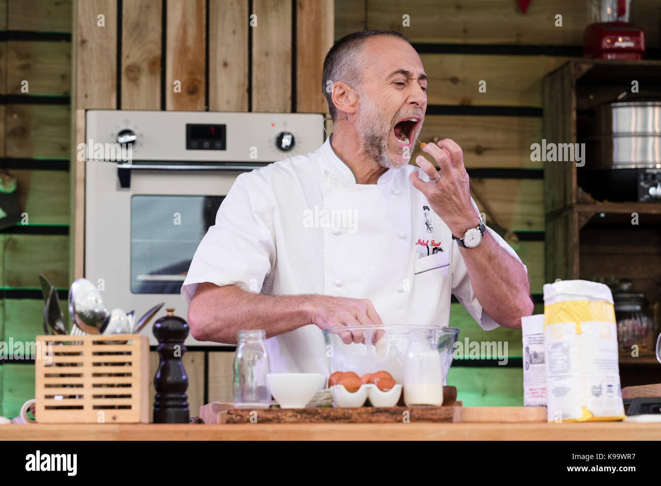 London, UK. 22nd Sep, 2017. Chef, Michel Roux Junior (jnr) gives a ...