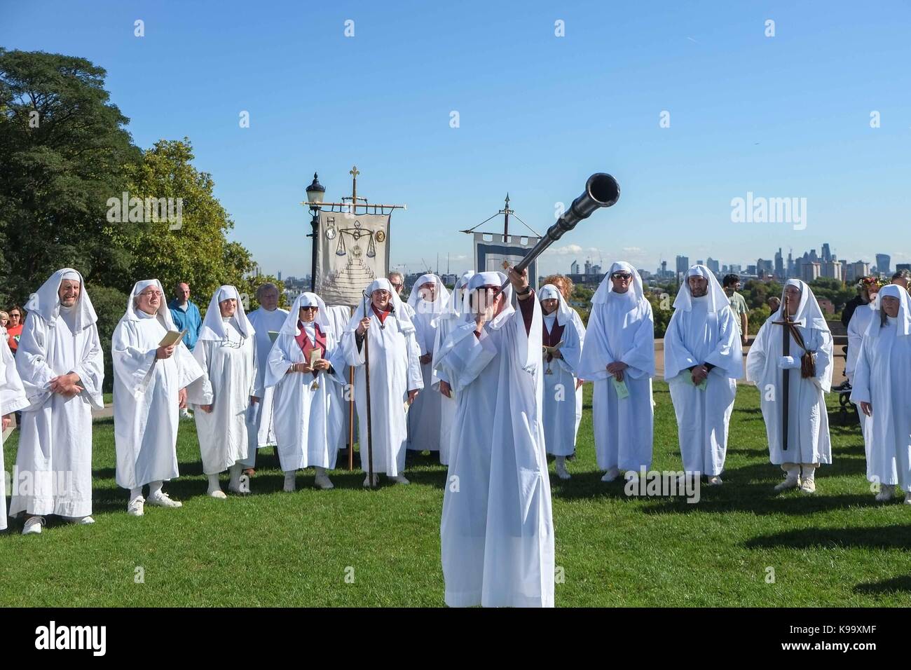 London, UK. 22nd Sep, 2017. The Druid Order celebrates the Autumn ...