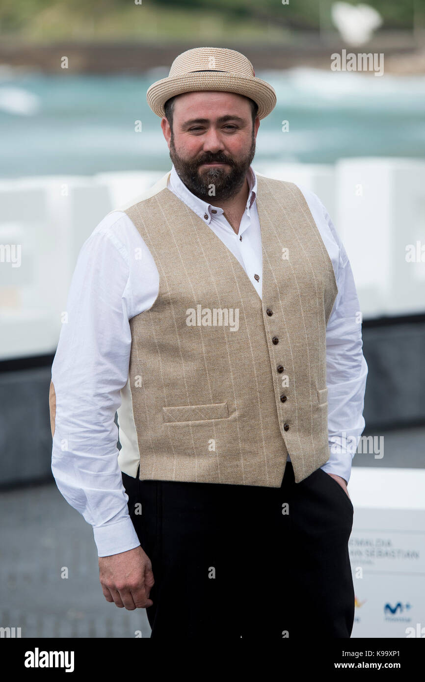 San Sebastian, Spain. 22nd Sep, 2017. Actor Celyn Jones at the ...