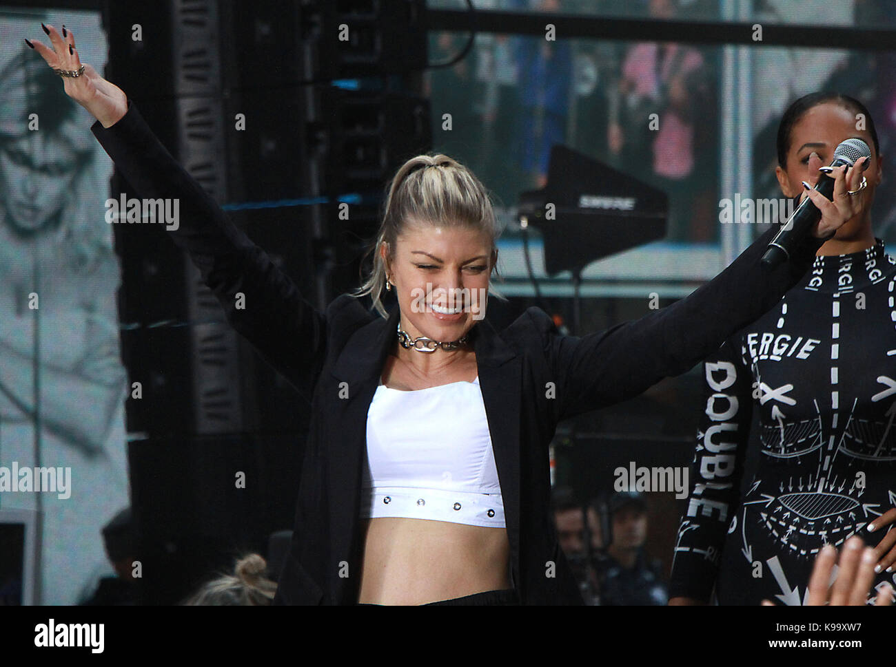 New York, NY, USA. 21st Sep, 2017. Fergie performs on NBC's Today Show ...
