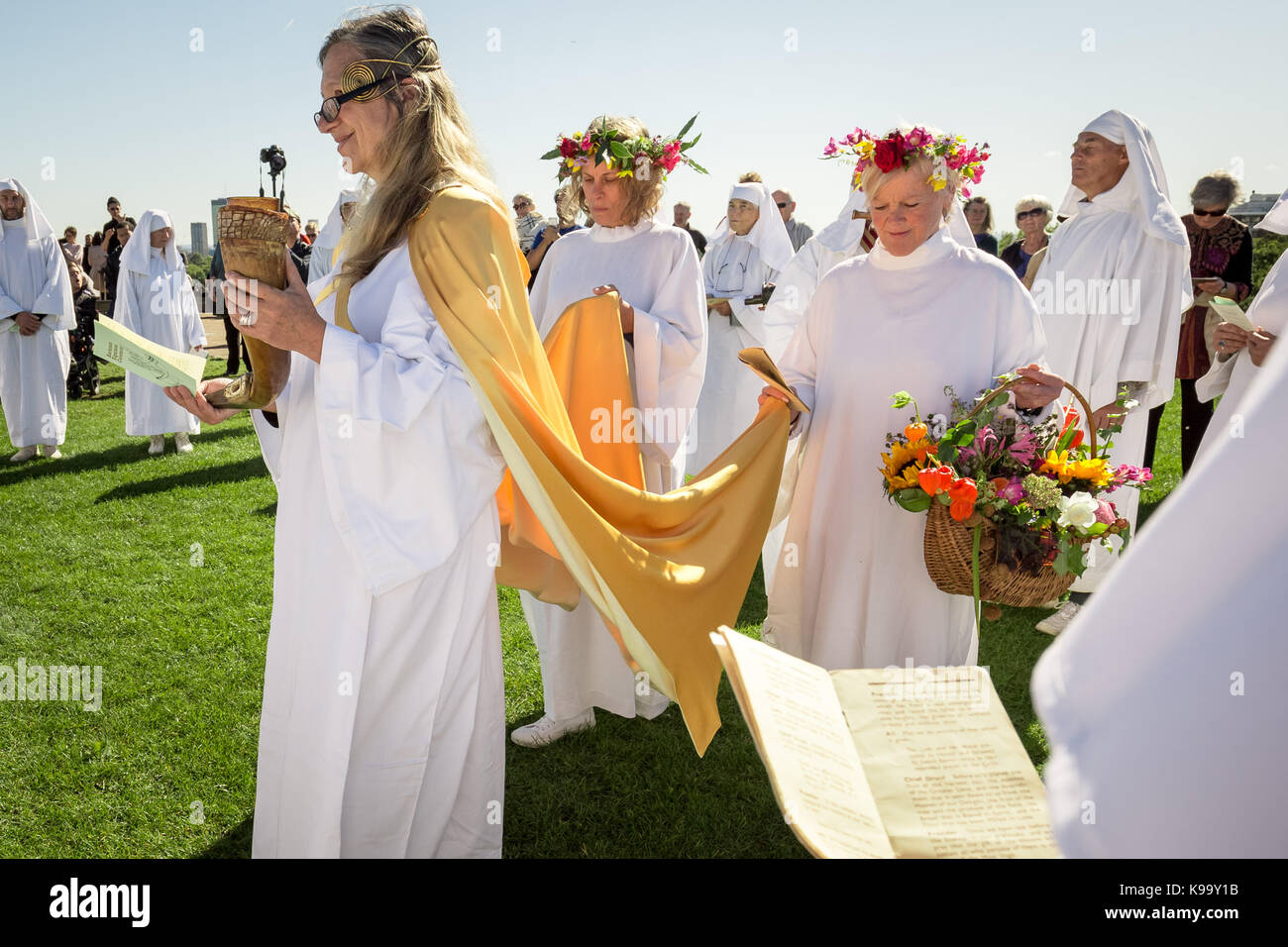 London, UK. 22nd Sept, 2017. British Druid Order celebrate 300 years of ...