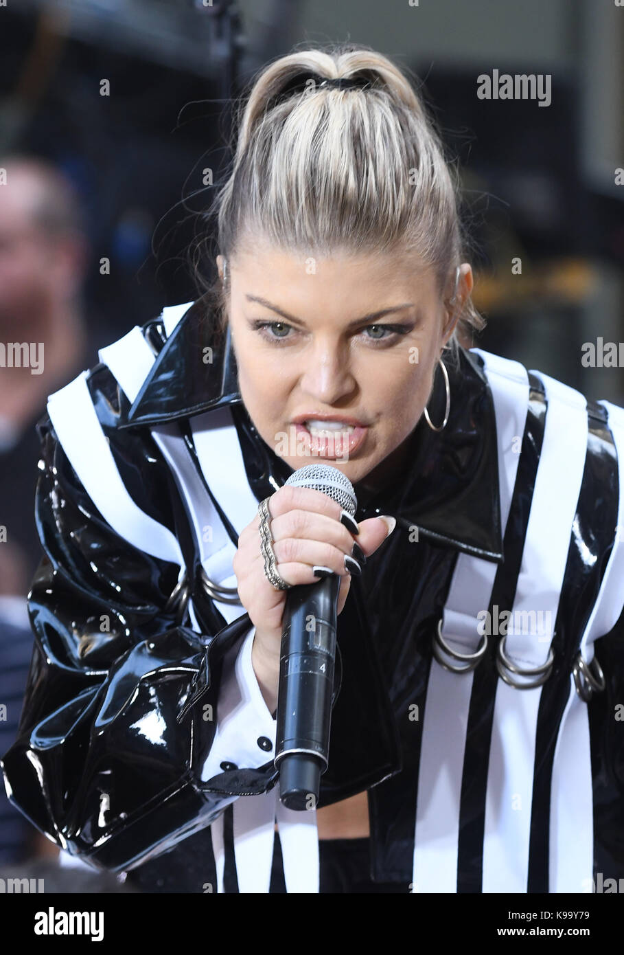 New York, NY, USA. 22nd Sep, 2017. Singer and actress Fergie performs ...