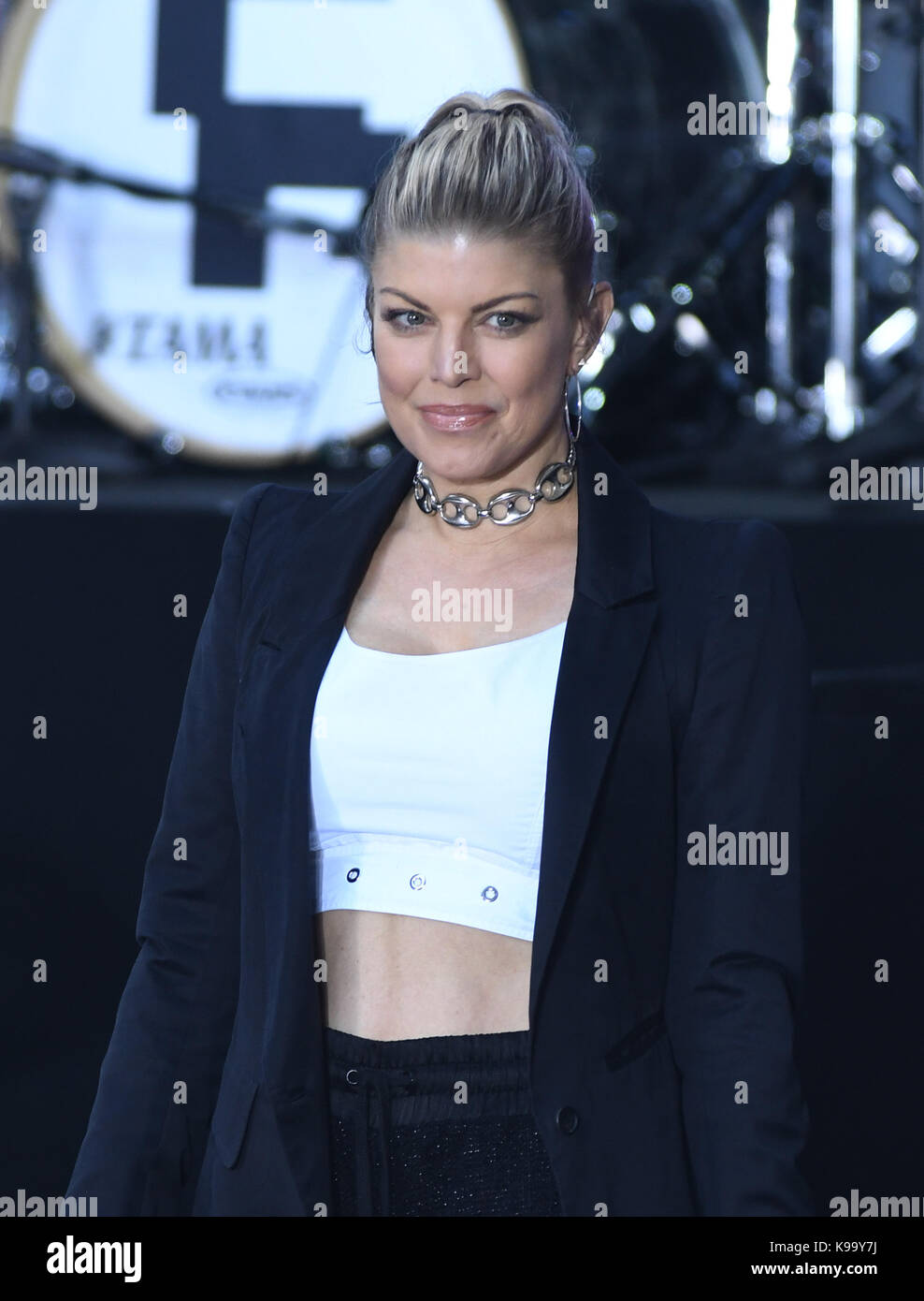 New York, NY, USA. 22nd Sep, 2017. Singer and actress Fergie performs ...