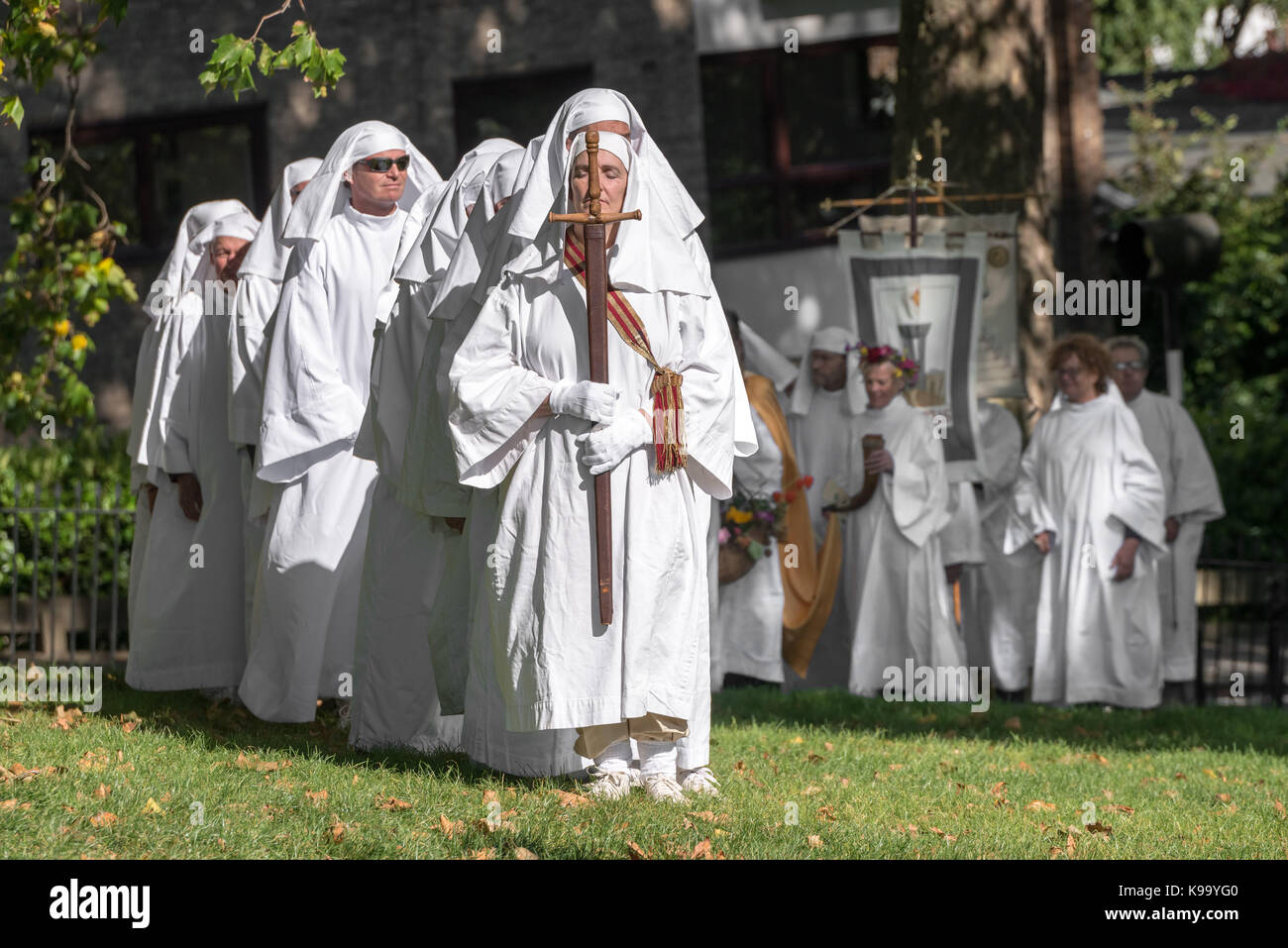 London, UK. 22nd Sept, 2017. British Druid Order celebrate 300 years of ...