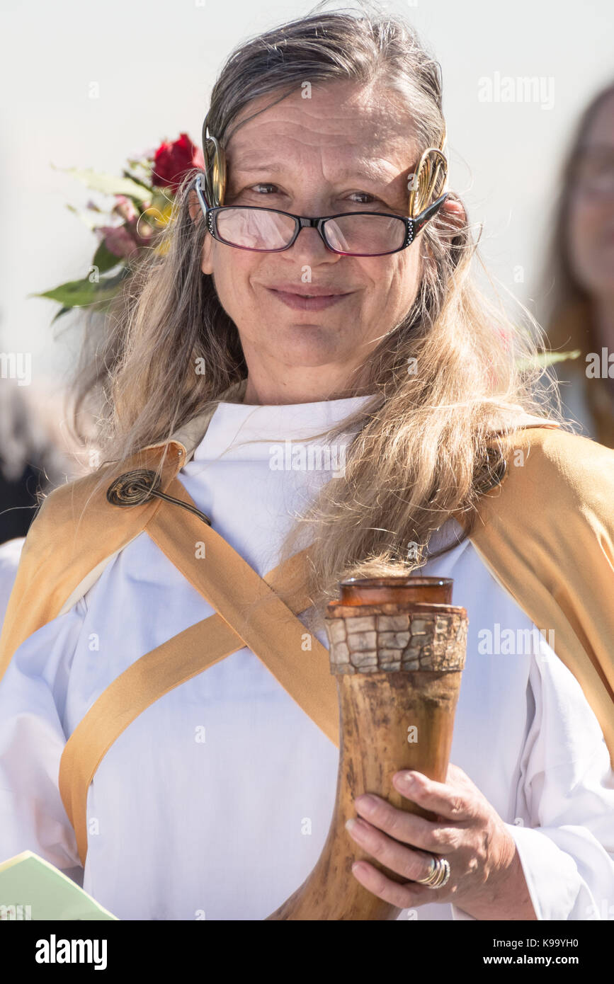 London, UK. 22nd Sept, 2017. British Druid Order celebrate 300 years of ...