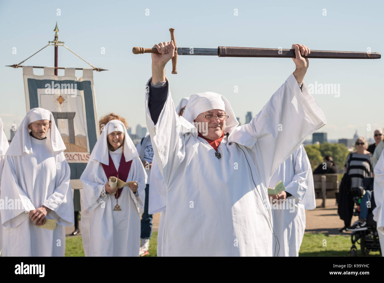 London, UK. 22nd Sept, 2017. British Druid Order celebrate 300 years of ...