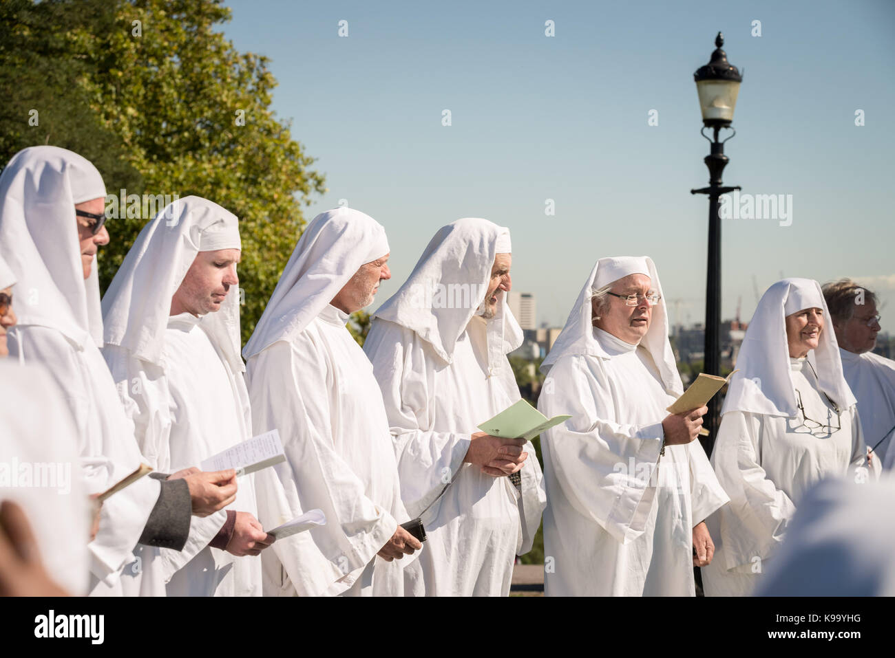 London, UK. 22nd Sept, 2017. British Druid Order celebrate 300 years of ...