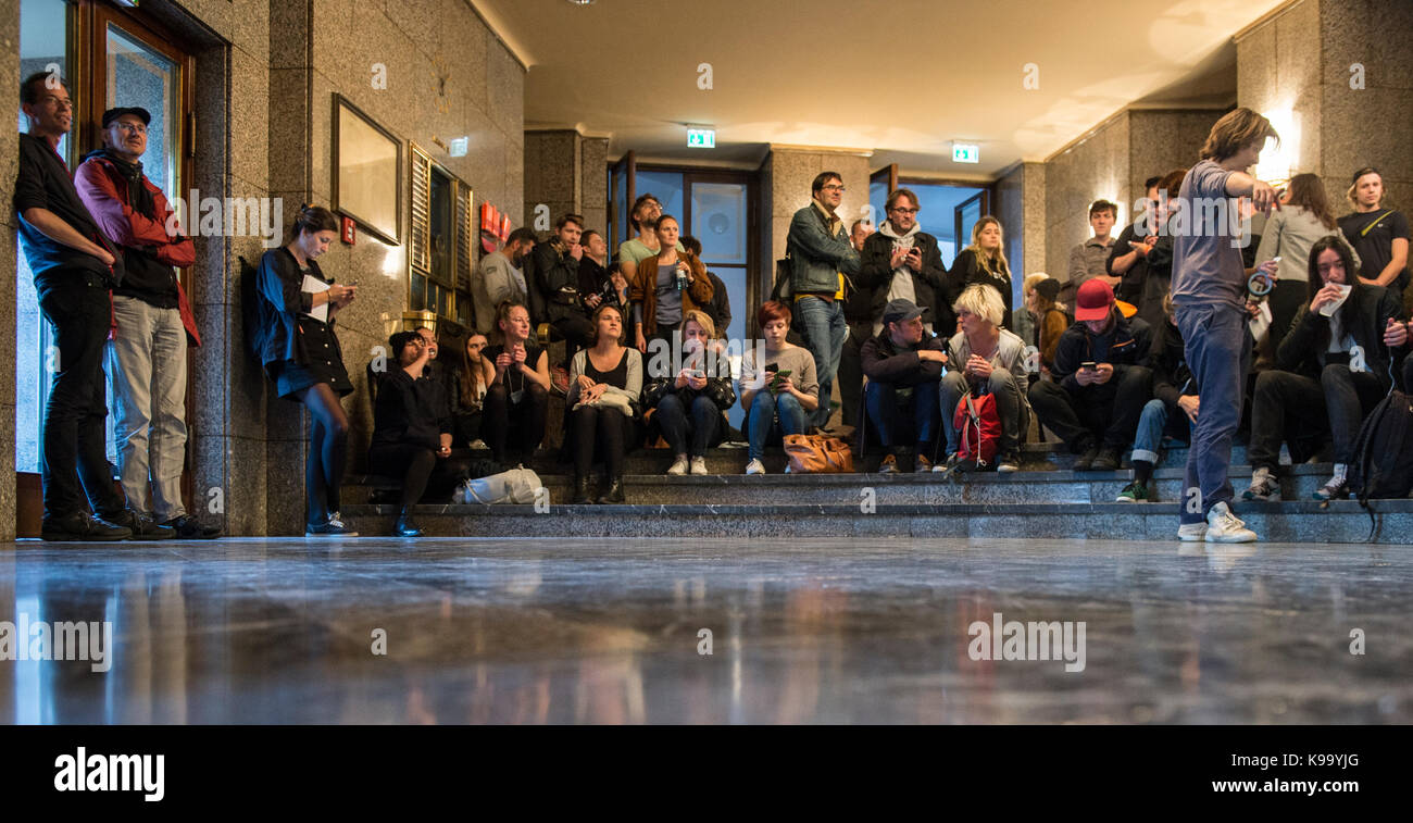 Activists inside building hi-res stock photography and images - Alamy