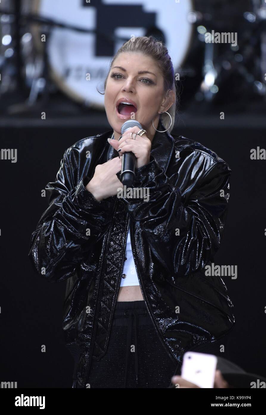 New York, NY, USA. 22nd Sep, 2017. Fergie, Stacy Ferguson on stage for ...