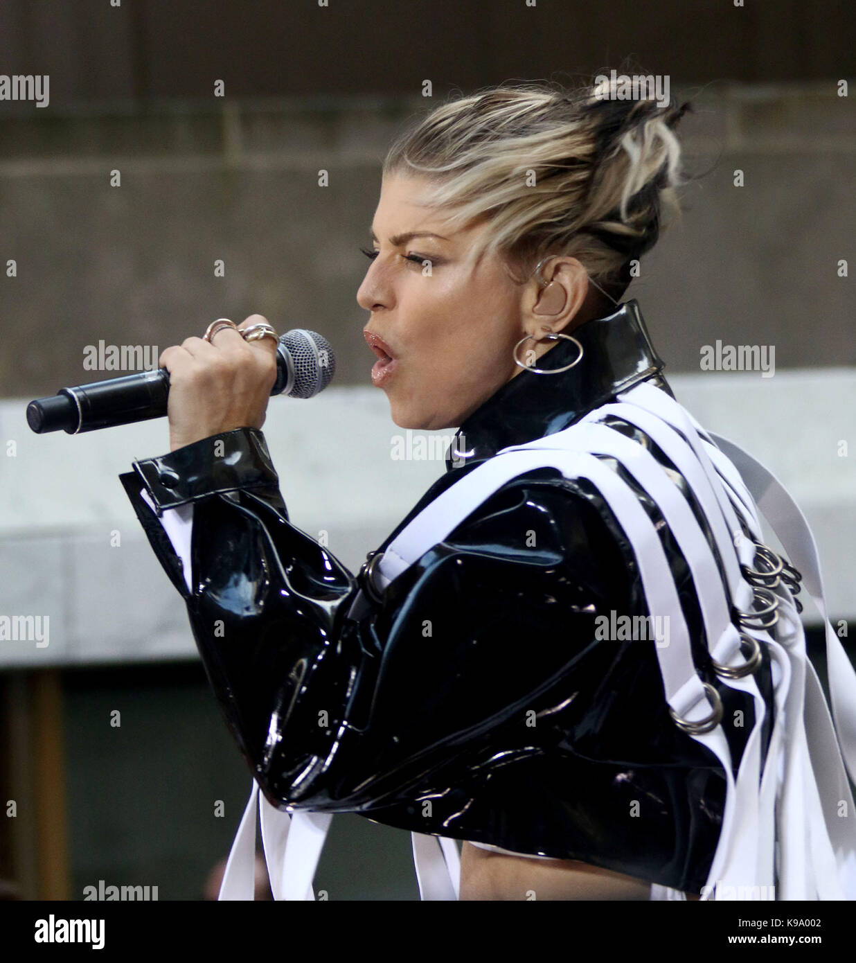 New York, New York, USA. 22nd Sep, 2017. Singer FERGIE performs on the ...
