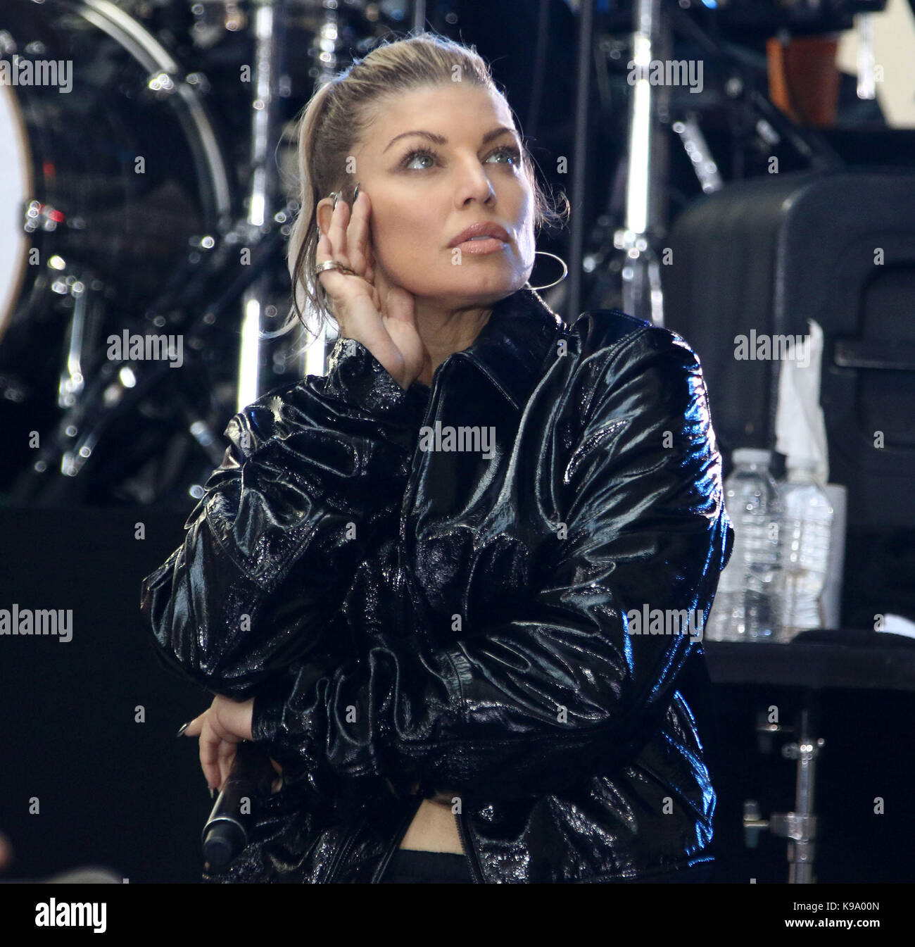 New York, New York, USA. 22nd Sep, 2017. Singer FERGIE performs on the ...