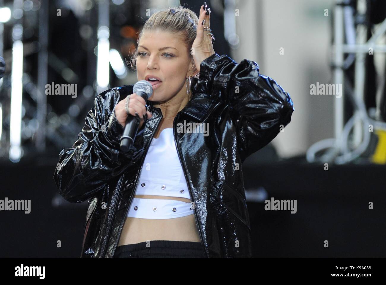 New York, NY, USA. 21st Sep, 2017. Fergie on stage for NBC Today Show ...