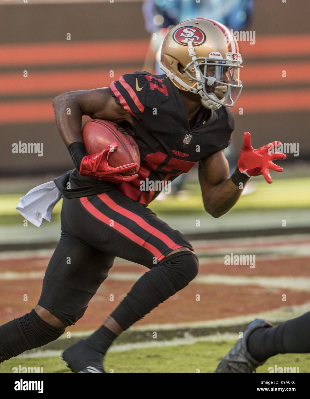 Santa Clara, California, USA. 21st Sep, 2017. San Francisco 49ers wide ...
