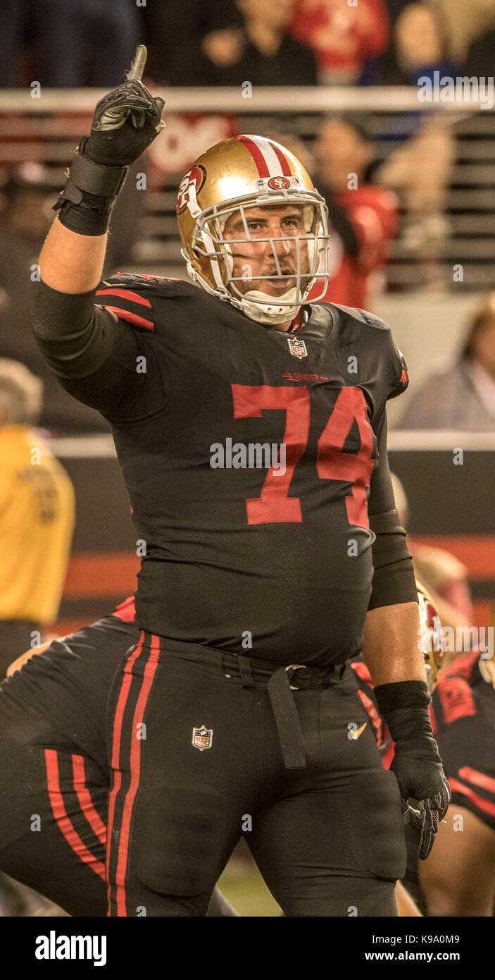 Santa Clara, California, USA. 21st Sep, 2017. San Francisco 49ers ...