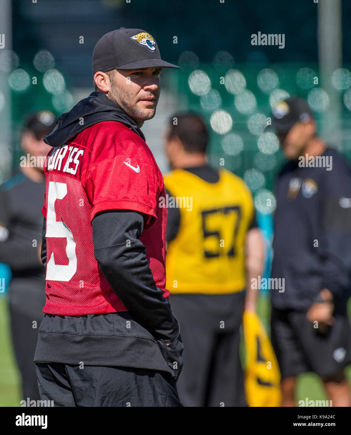 NFL Jacksonville Jaguars practice at Allianz Park Stock Photo - Alamy