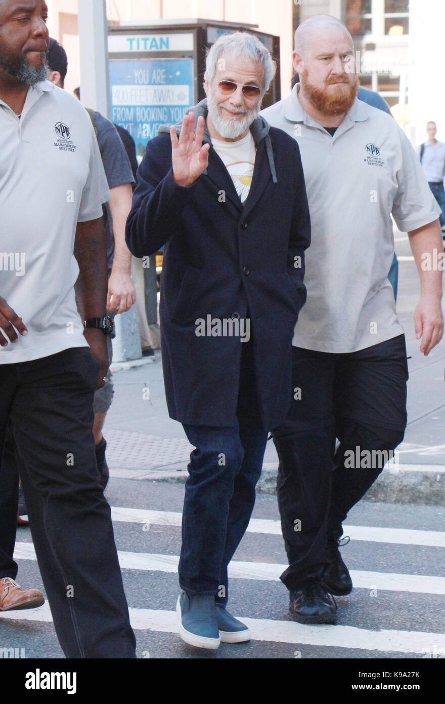 New York, NY, USA. 22nd Sep, 2017. Yusuf Islam at Build Series ...
