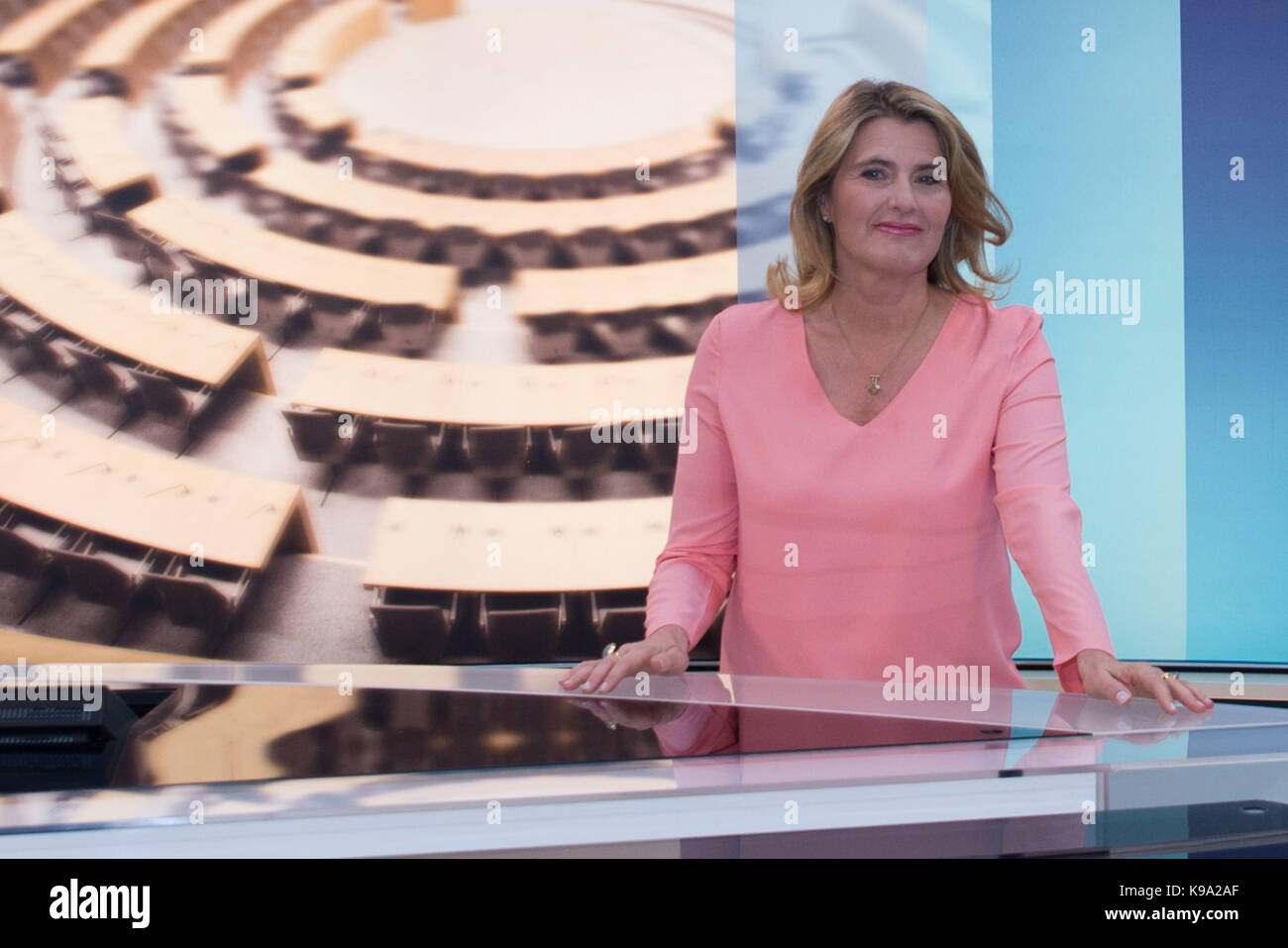 Berlin, Germany. 22nd Sep, 2017. Tina Hassel, 22.09.2017, Photo and ...