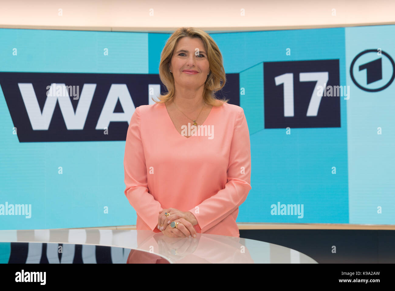 Berlin, Germany. 22nd Sep, 2017. Tina Hassel, 22.09.2017, Photo and ...