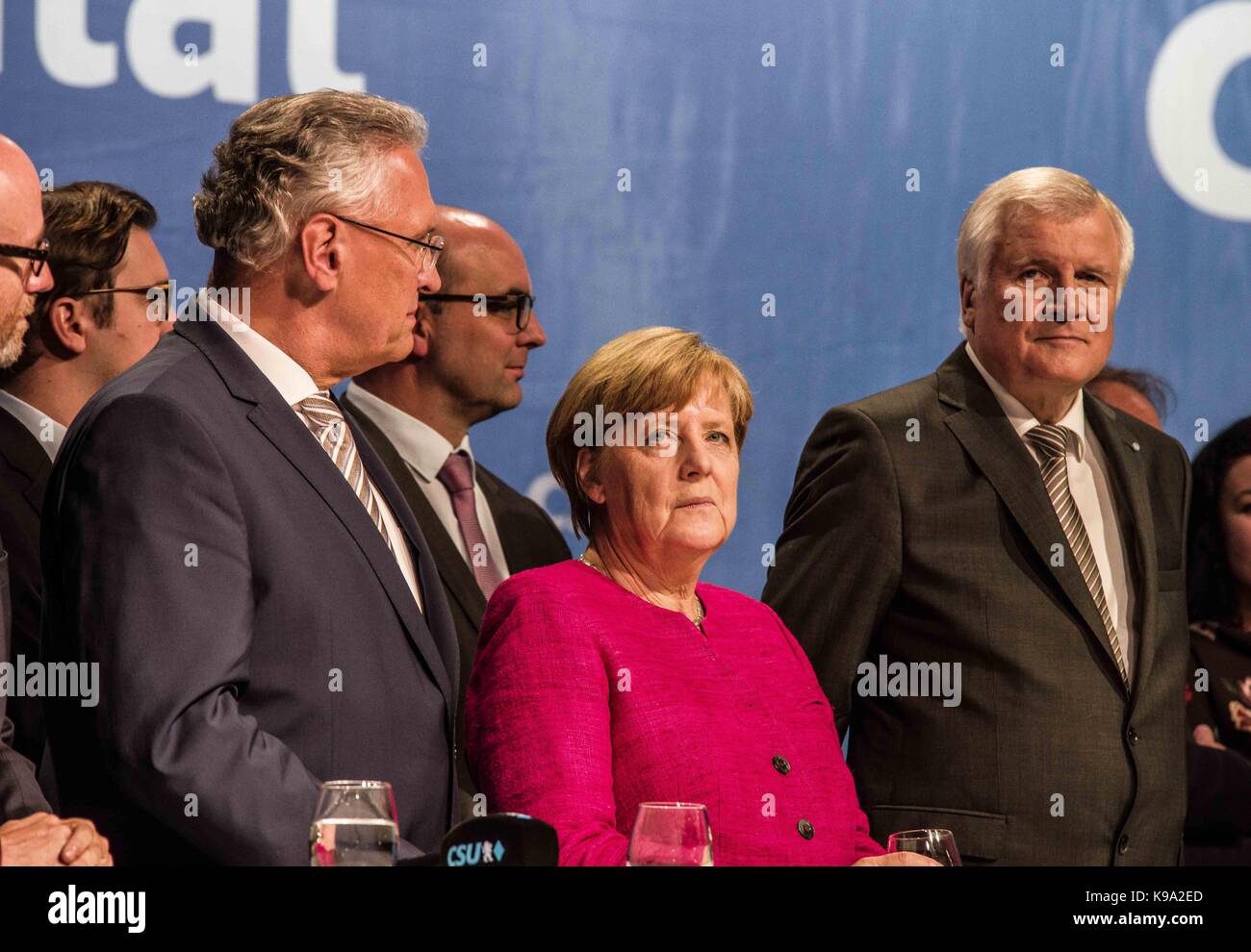 Munich, Bavaria, Germany. 22nd Sep, 2017. A visibly and audibly ...