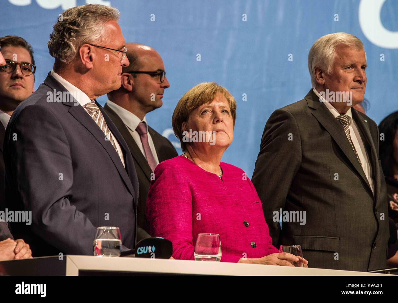 Munich, Bavaria, Germany. 22nd Sep, 2017. A visibly and audibly ...