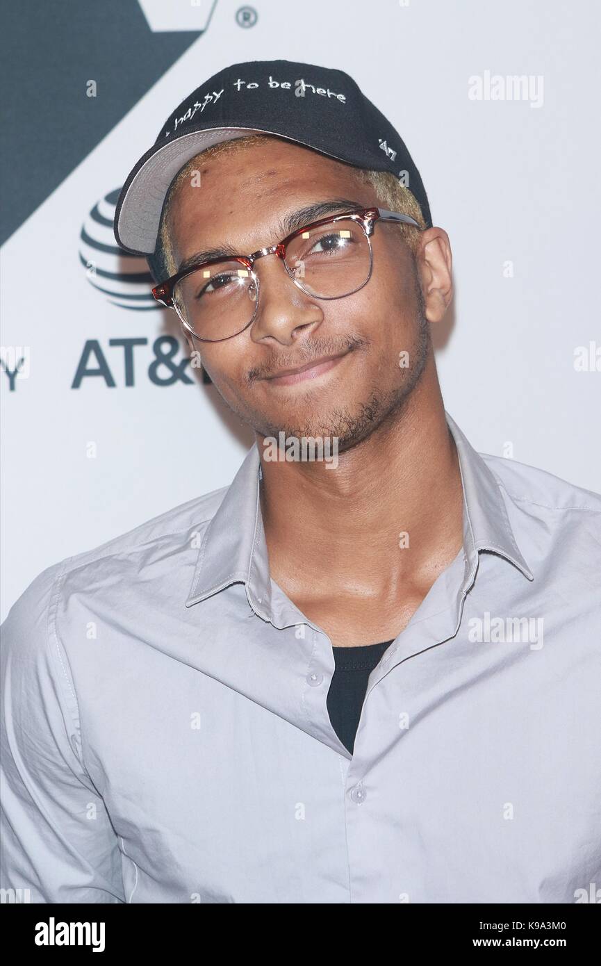 New York, NY, USA. 22nd Sep, 2017. Sam Saffold at the "YouTube Creators ...