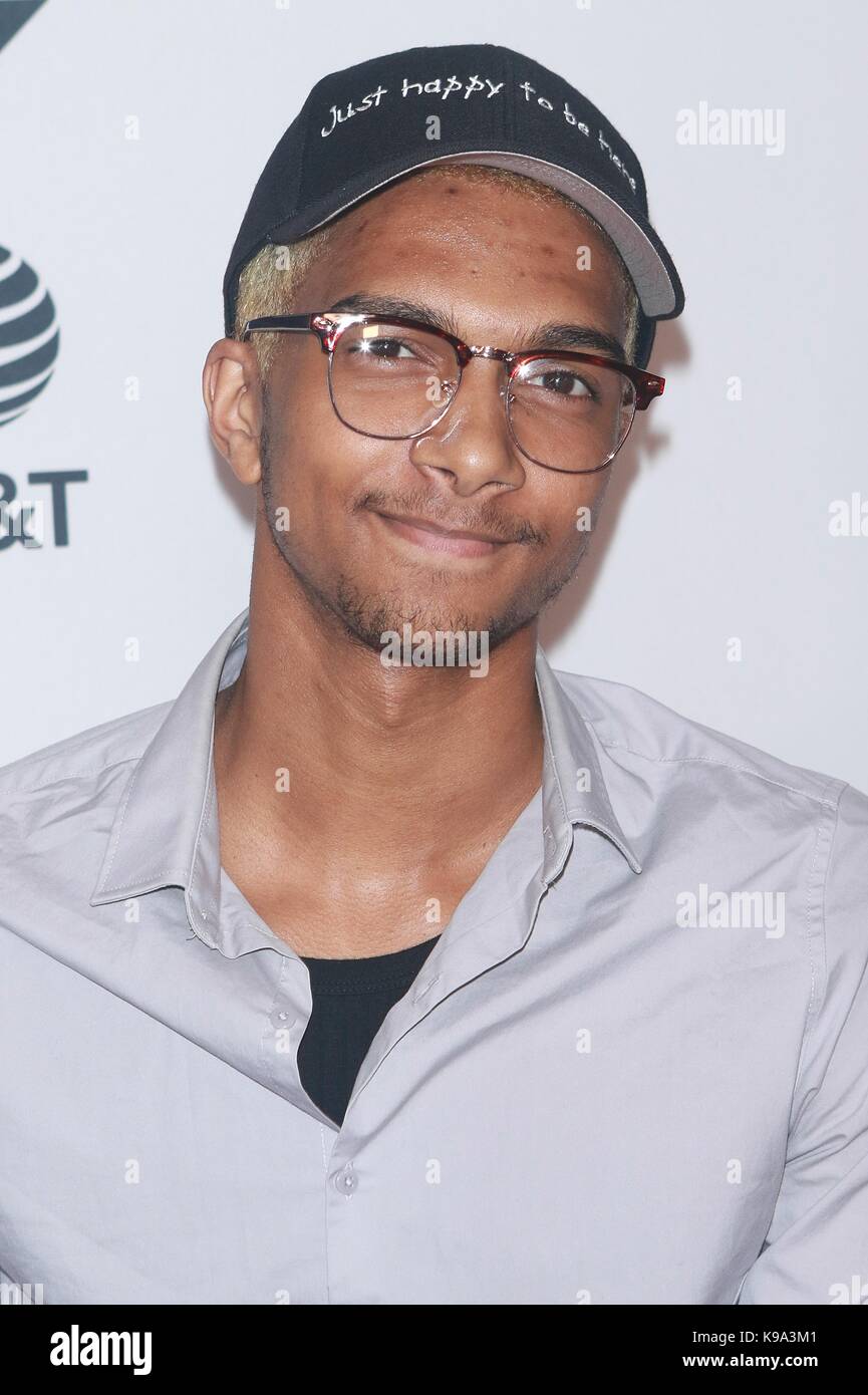 New York, NY, USA. 22nd Sep, 2017. Sam Saffold at the "YouTube Creators ...