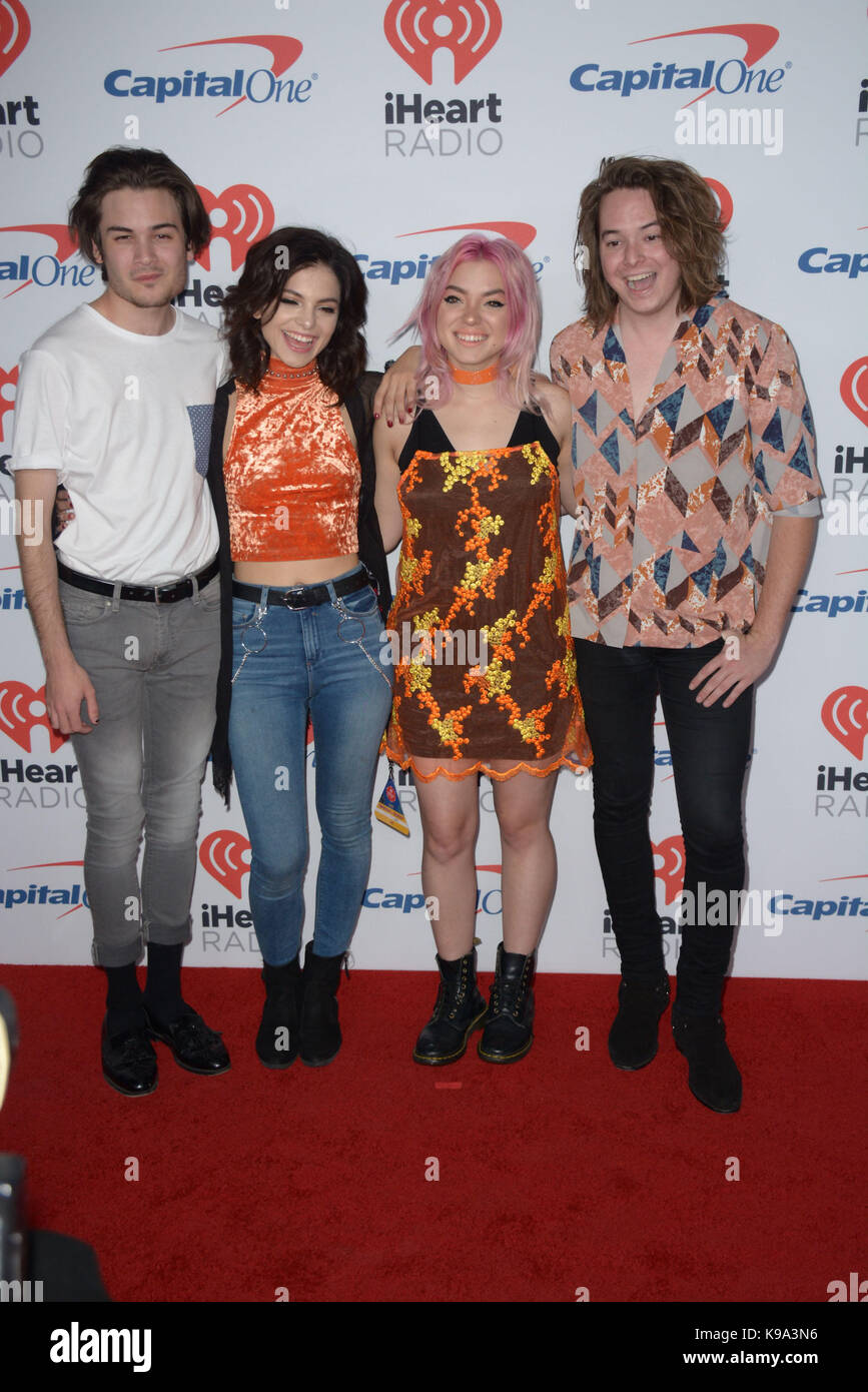 Las Vegas, Nevada, USA. 22nd Sep, 2017. Music group Hey Violet attend ...