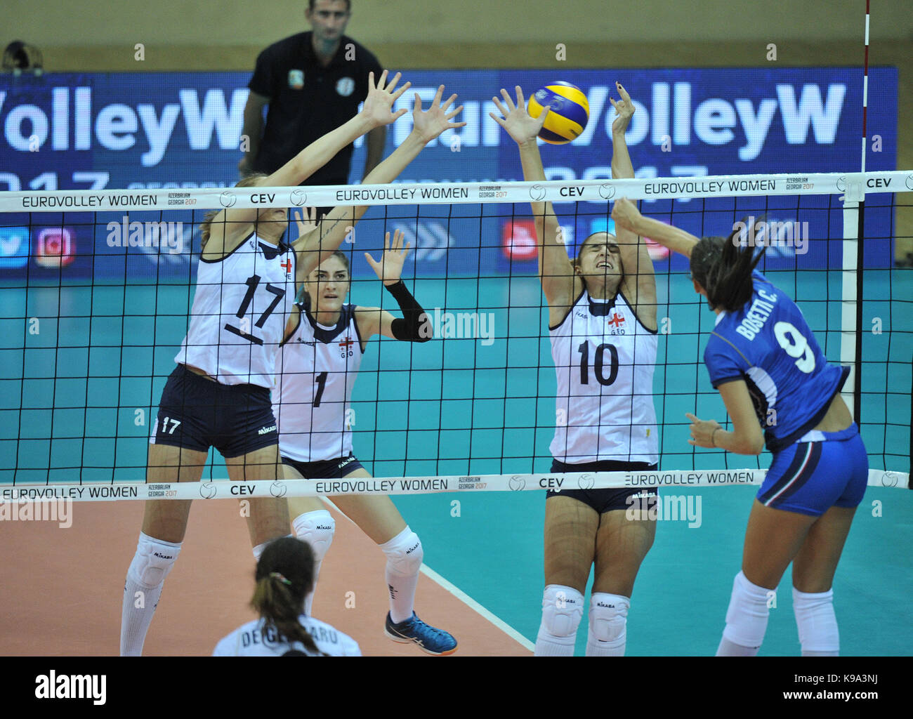 Tbilisi, Georgia. 22nd Sep, 2017. Italy's C. C. Bosetti (1st R ...