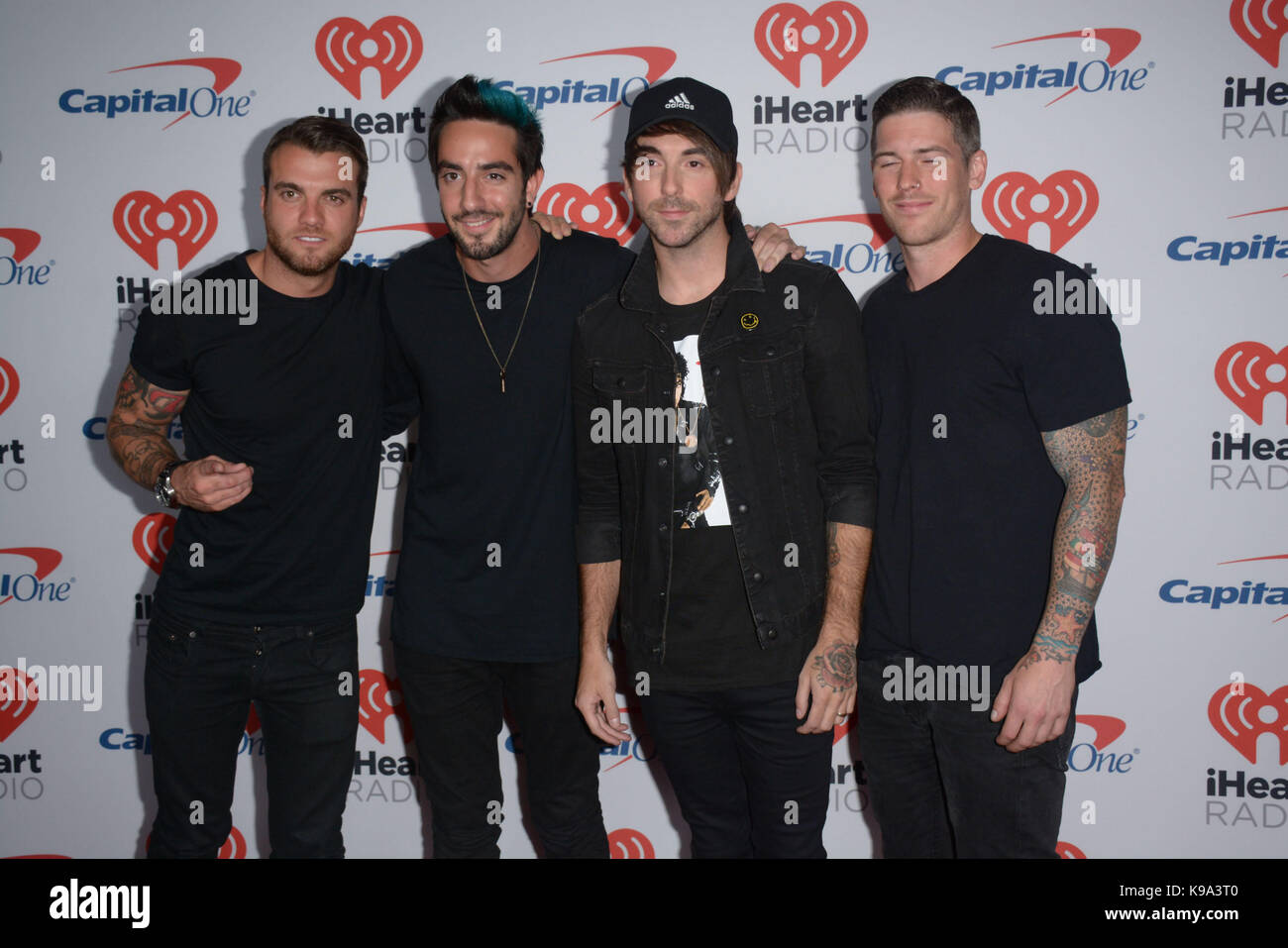 Las Vegas, Nevada, USA. 22nd Sep, 2017. Music group All Time Low attend ...