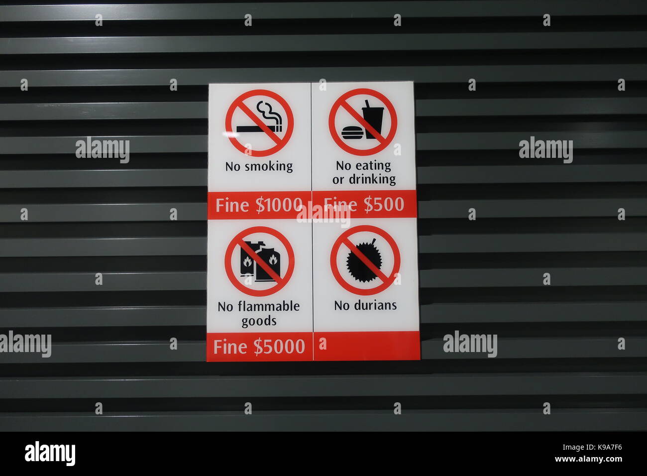 Sign for mrt hi-res stock photography and images - Alamy