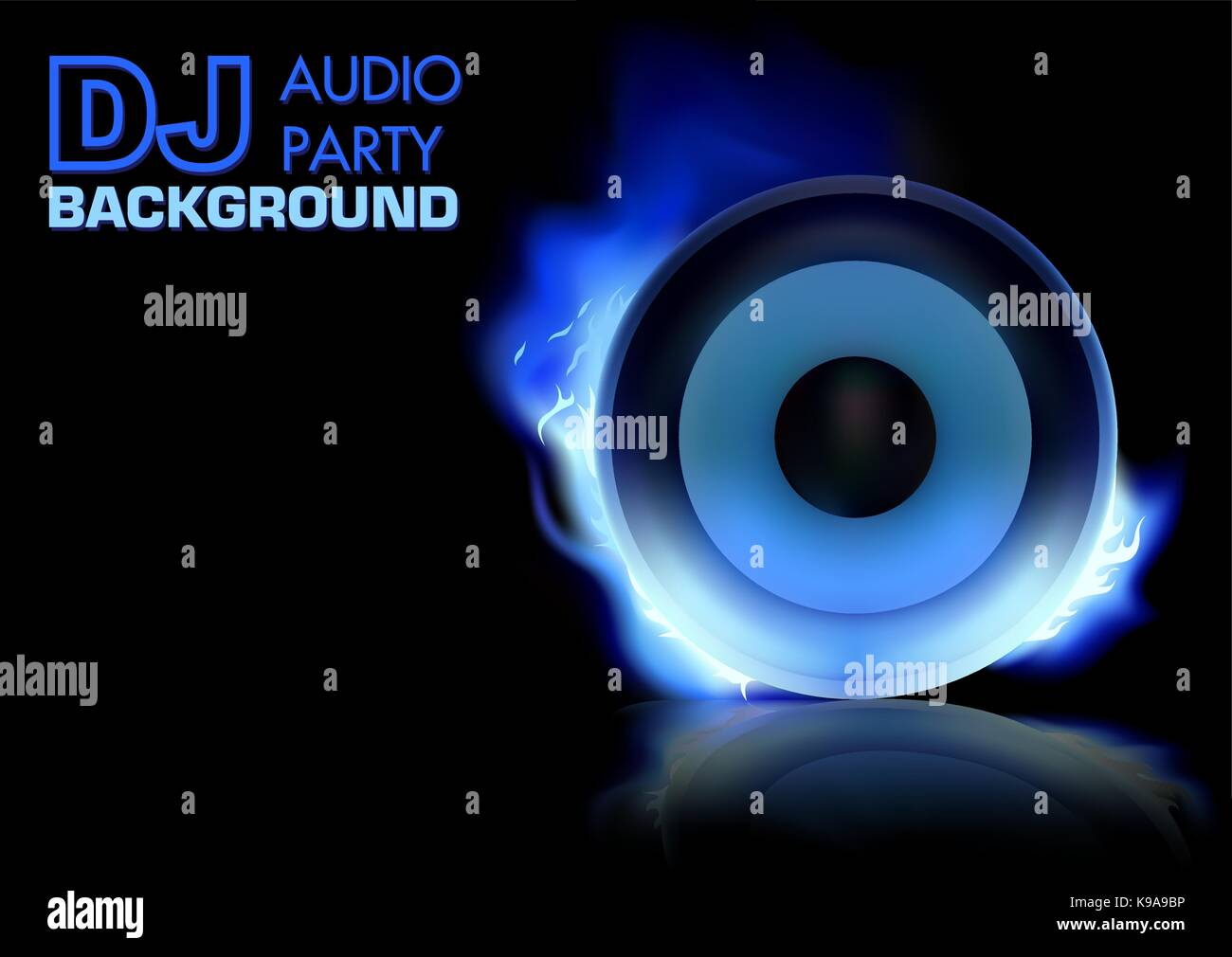 DJ Party Background Stock Vector Image & Art - Alamy