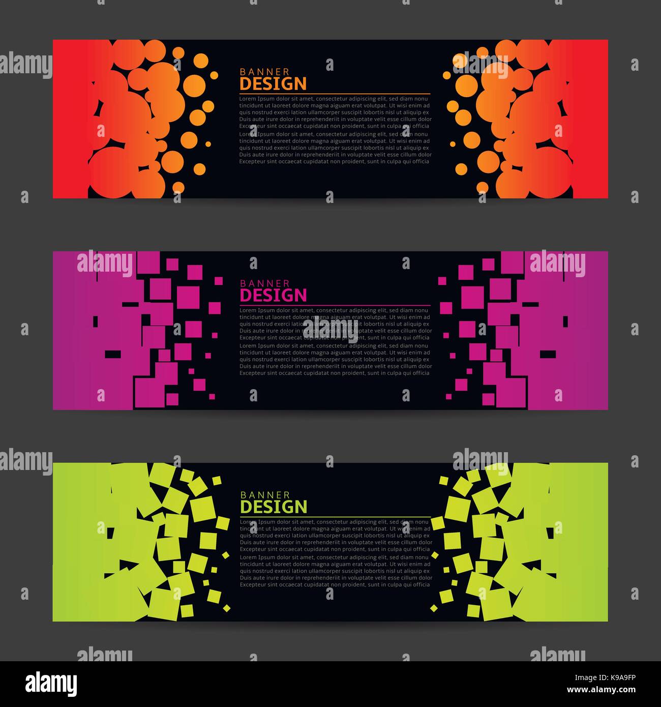 Set of banners Stock Vector Image & Art - Alamy