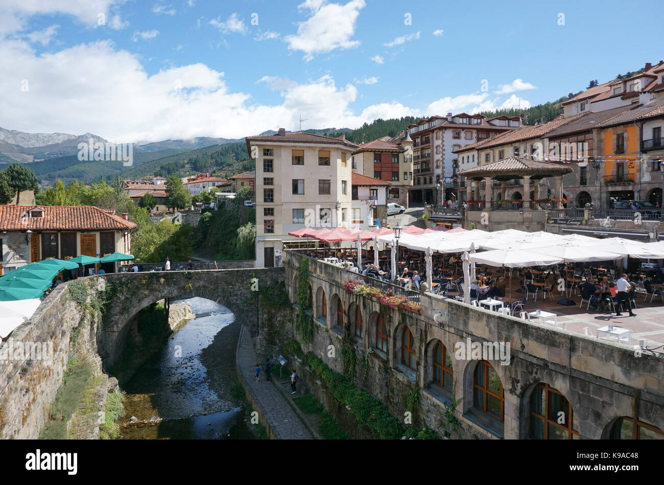 Potes.a municipality in the autonomous community of Cantabria in Spain ...