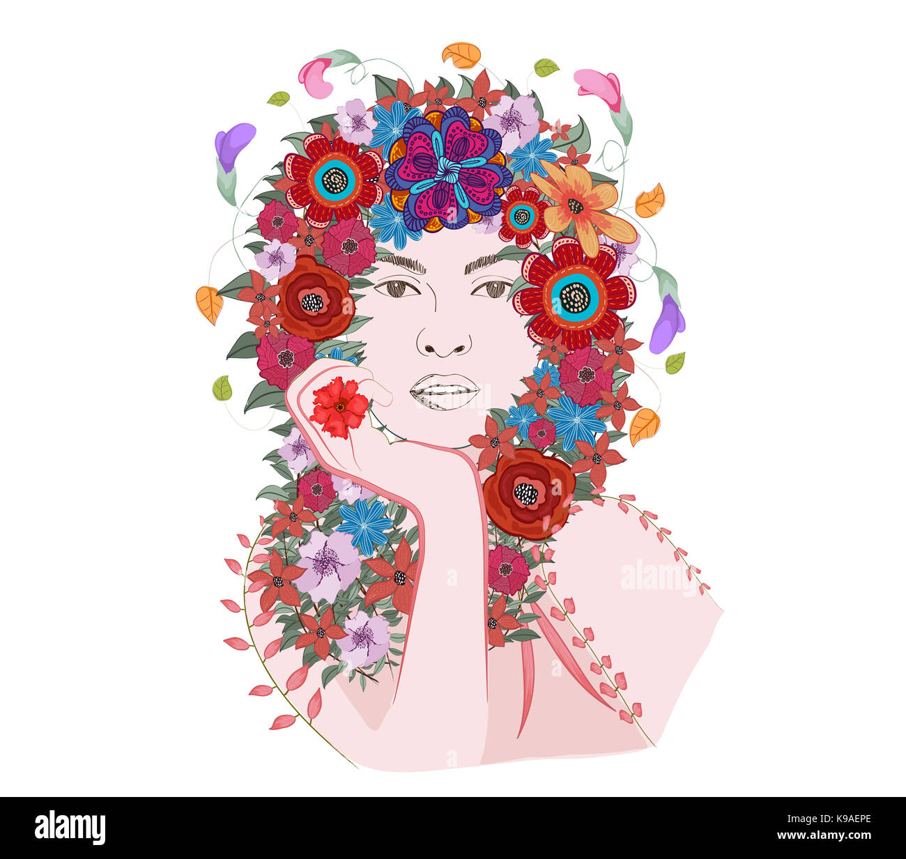 Spring Time Fantasy. floral soul Stock Photo - Alamy