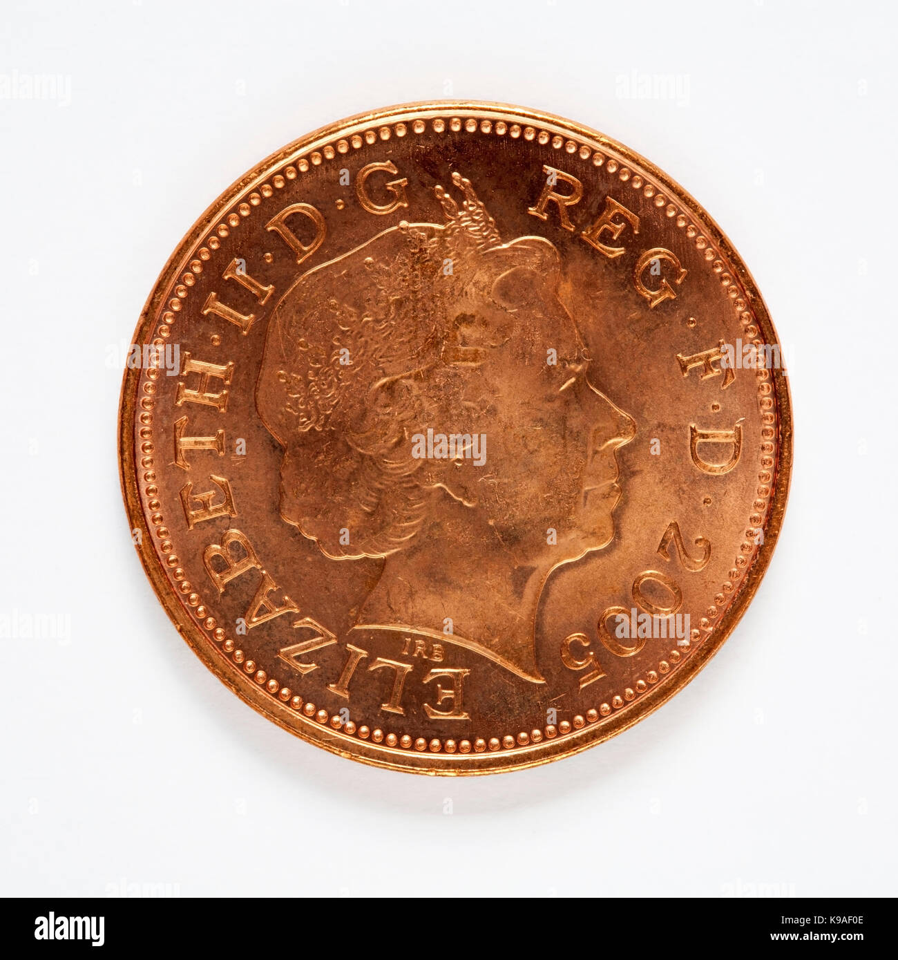 British Two Pence coin Stock Photo - Alamy