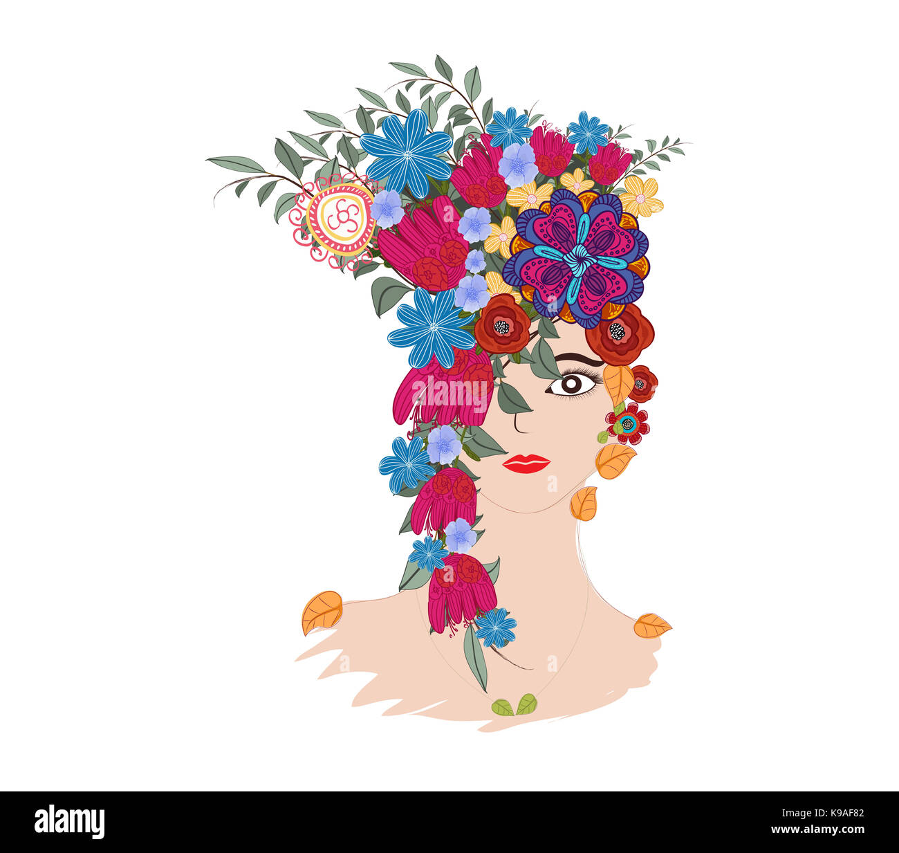 Spring Time Fantasy. floral soul Stock Photo - Alamy