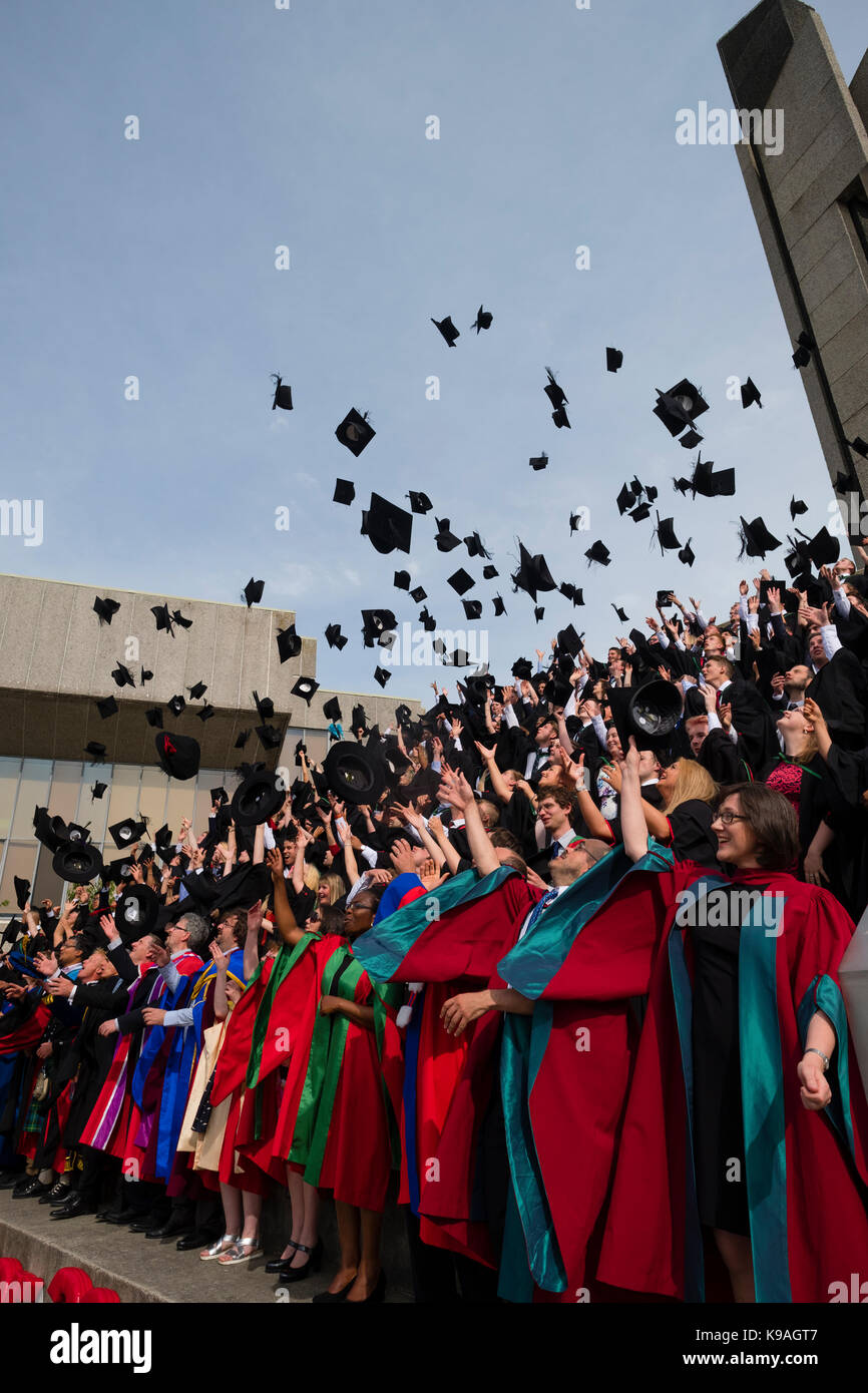 Uk student graduate wearing academic gown hi-res stock photography and ...