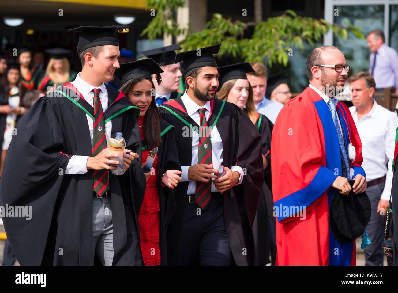 Higher Education in the UK: Aberystwyth University students wearing ...