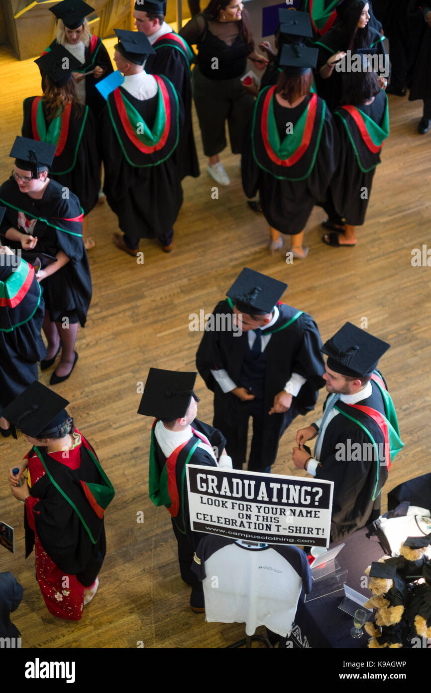 Higher Education in the UK: Aberystwyth University students wearing ...
