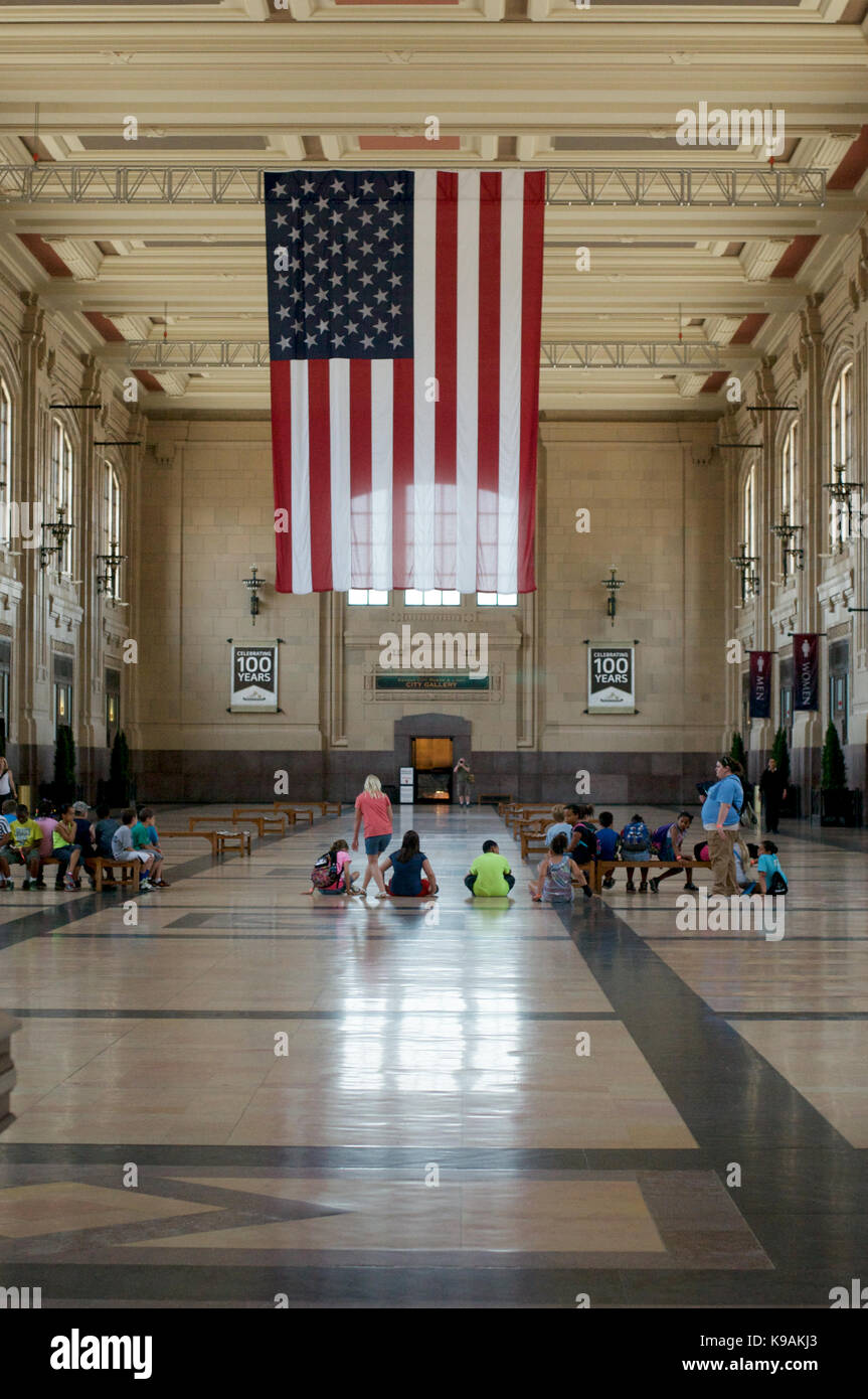 Interior of Kansas City Union Station in USA Stock Photo - Alamy