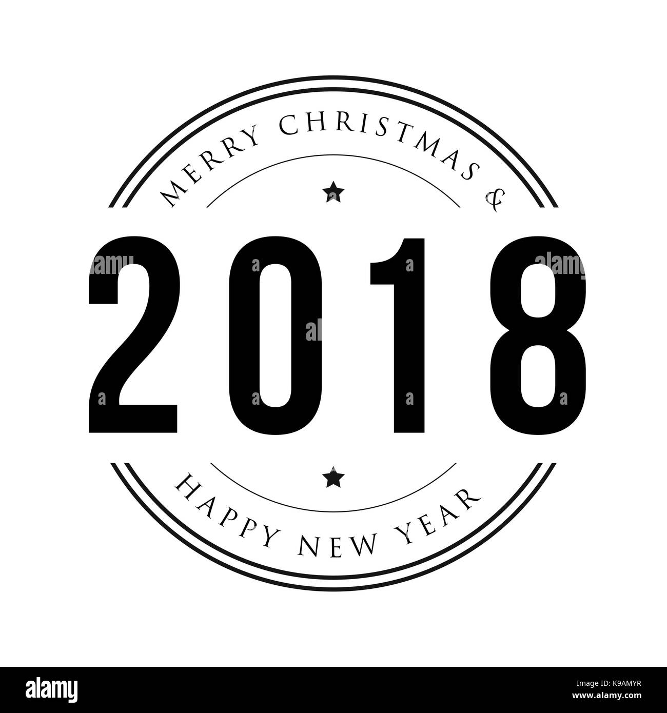 Merry christmas greeting card text Stock Vector Images - Alamy