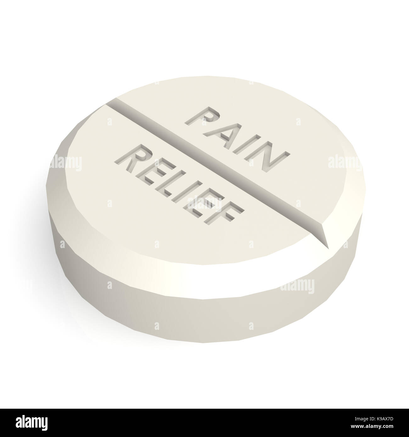 Pill tablet pain relief Stock Photo - Alamy