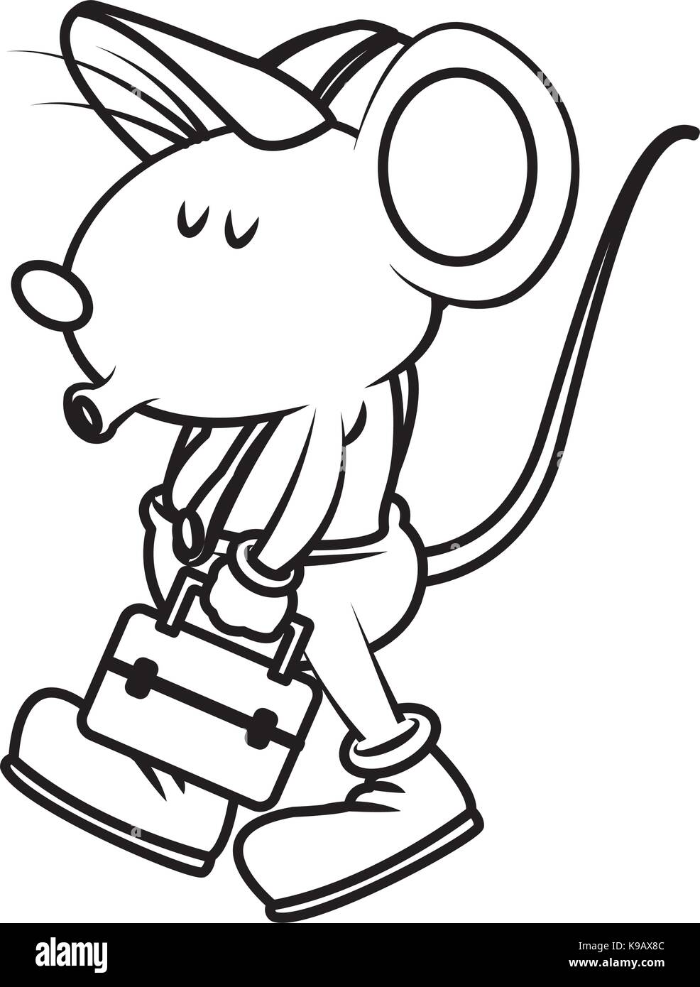 Cute mouse worker cartoon Stock Vector Image & Art - Alamy