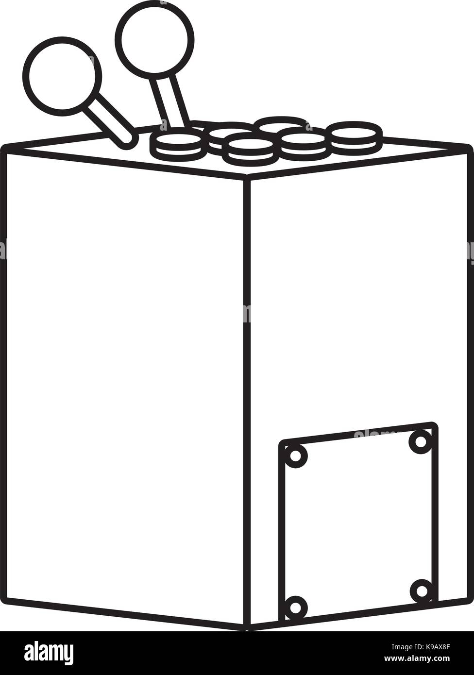 Crane controls machine Stock Vector Image & Art - Alamy