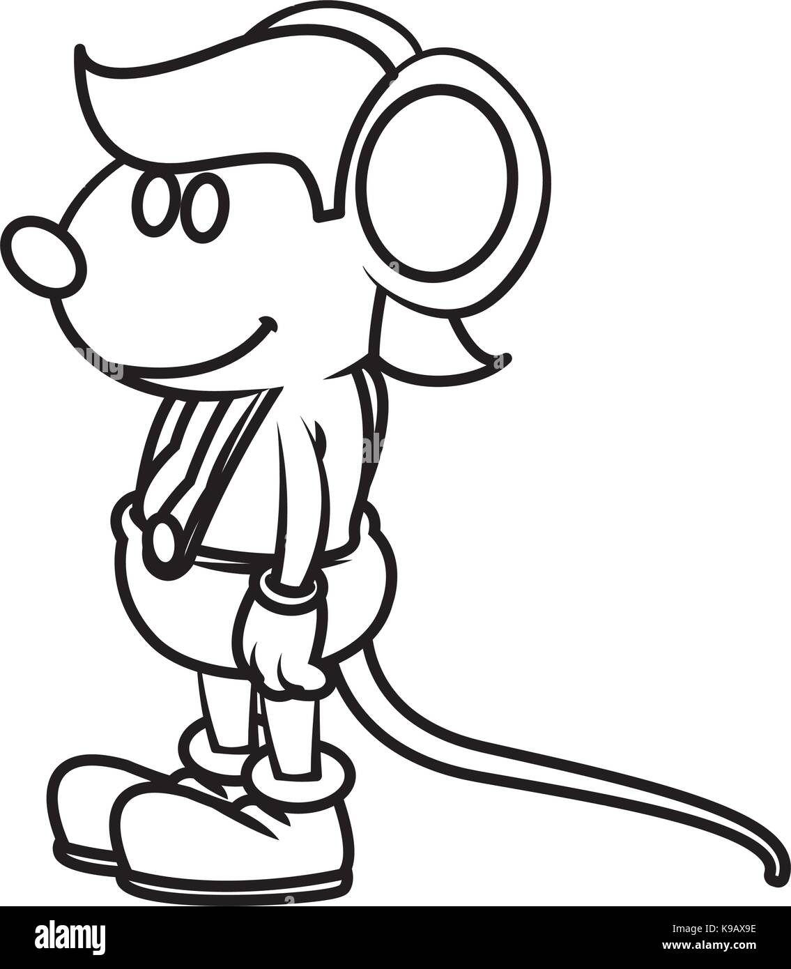 Cute mouse worker cartoon Stock Vector Image & Art - Alamy