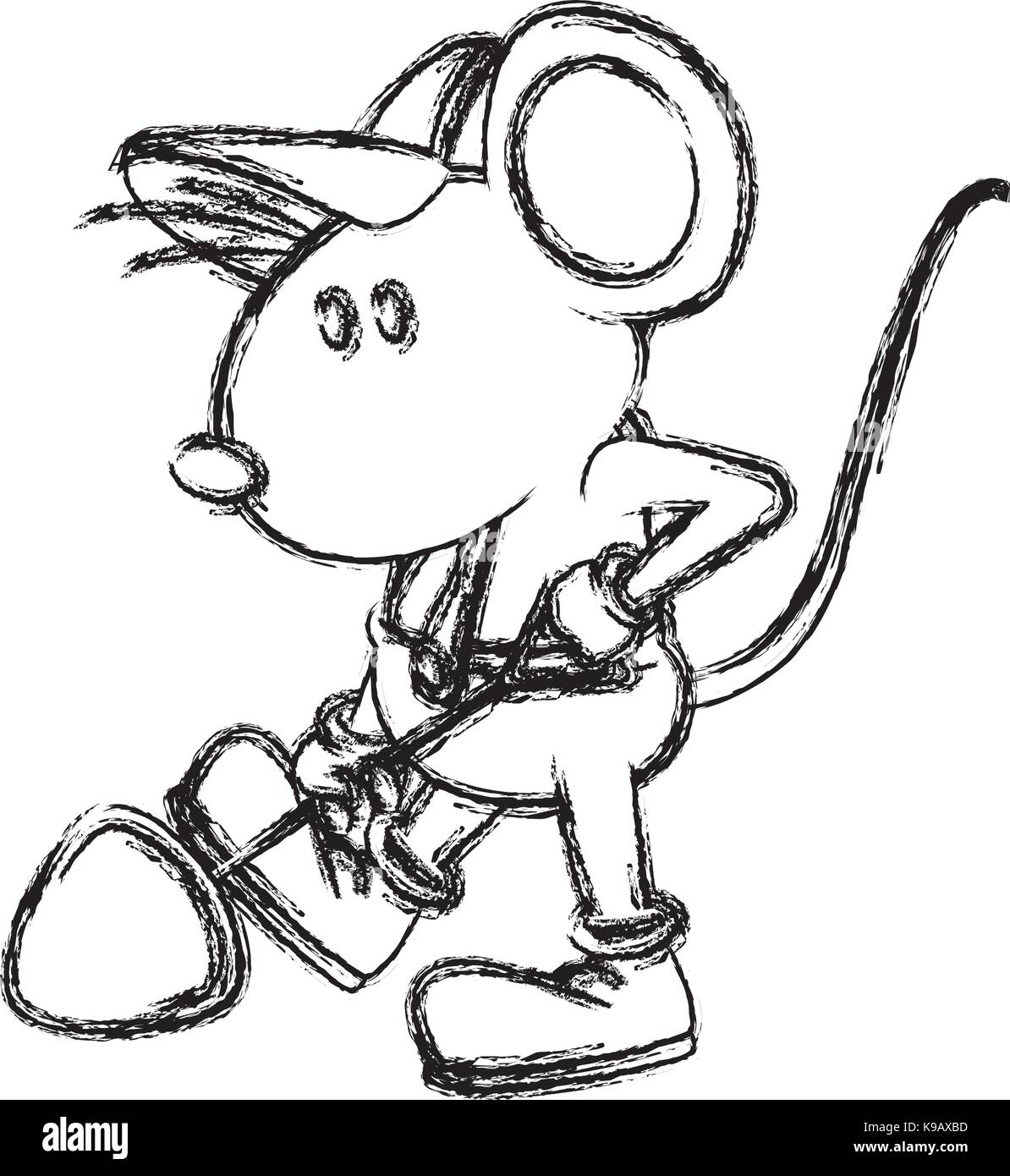 Cute mouse worker cartoon Stock Vector Image & Art - Alamy